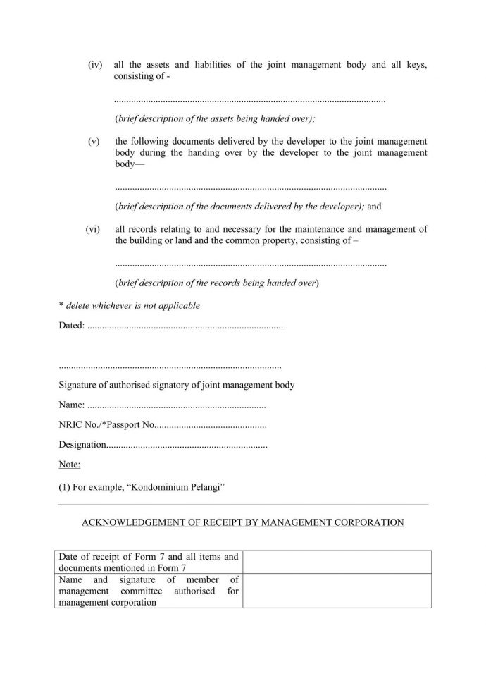 Strata Management Form 7 - BurgieLaw