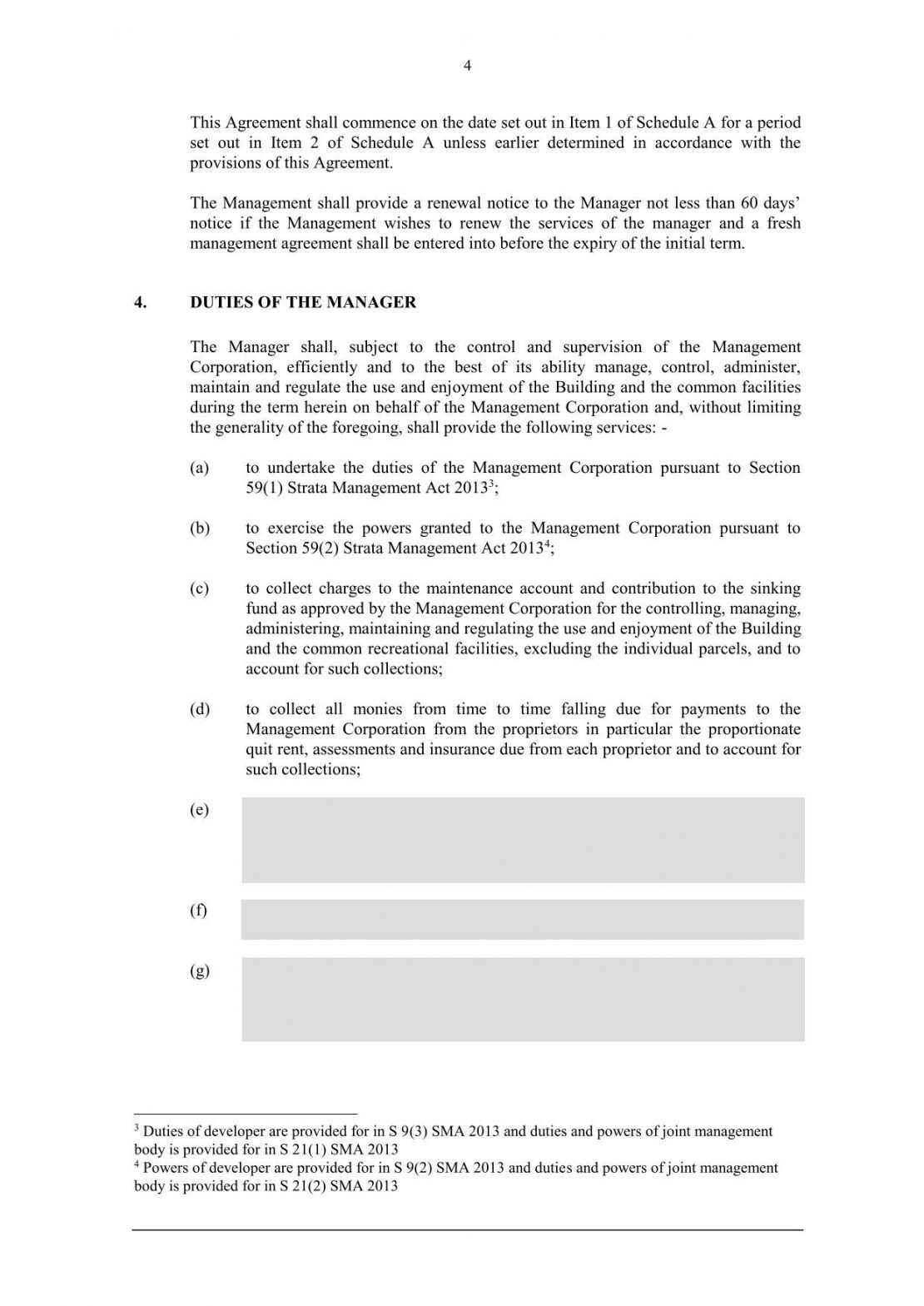 Management Service Agreement Template - BurgieLaw