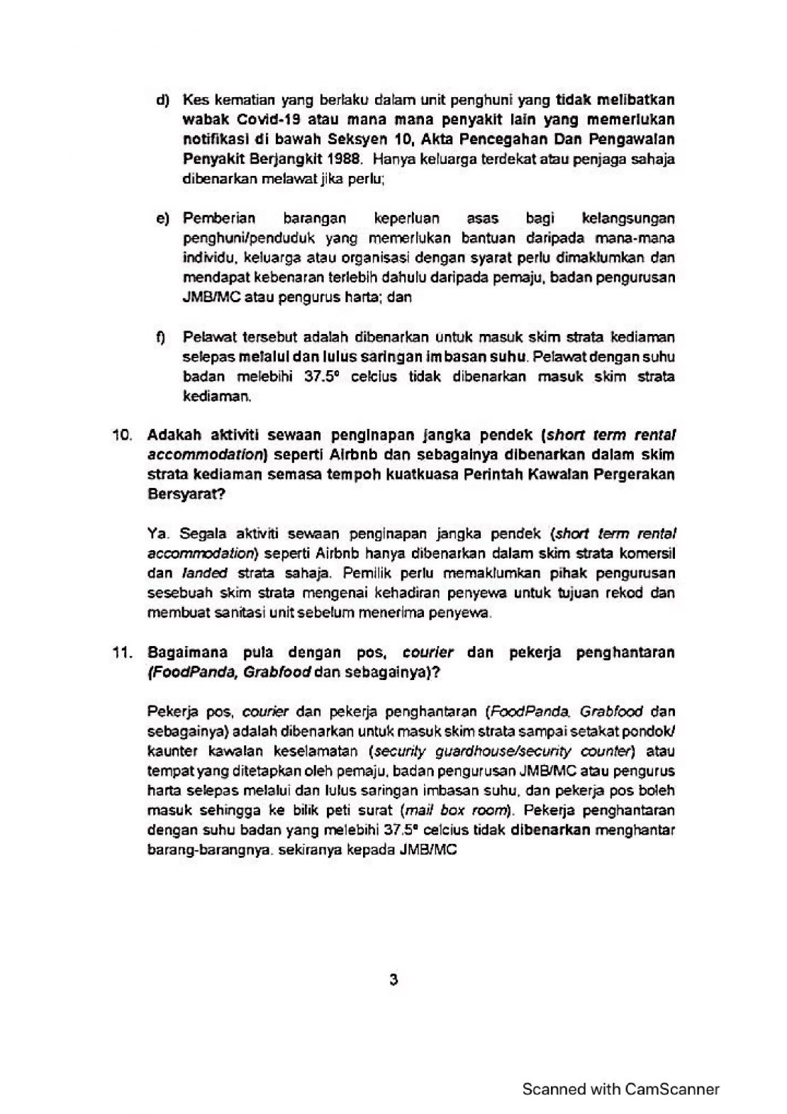EXCLUSIVE: UPDATED (9 May 2020) GUIDELINES issued by KPKT on a ...