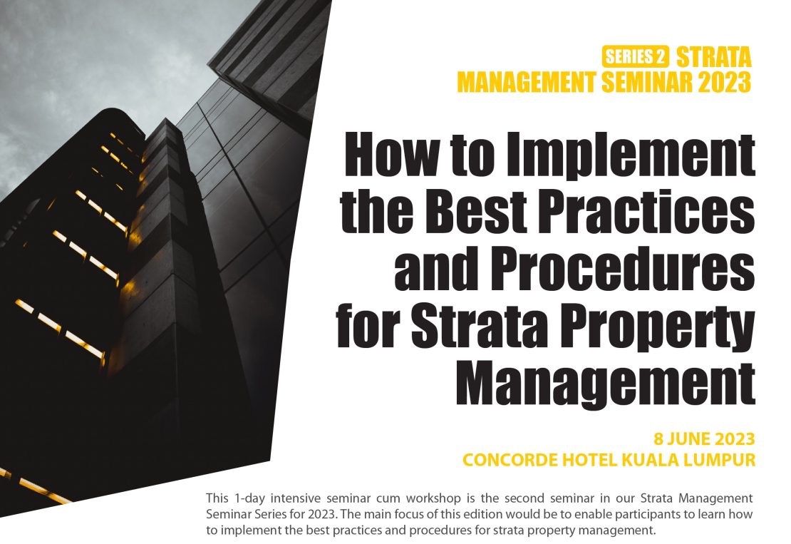 STRATA MANAGEMENT SEMINAR 2023 (SERIES 2) - BurgieLaw